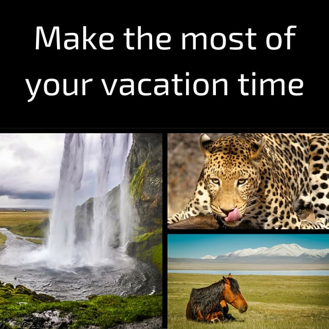 What To Do With Vacation Time