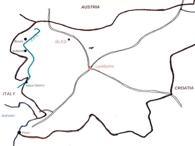 Emerald River in the Soca Valley Slovenia - Drive + Views + Activities