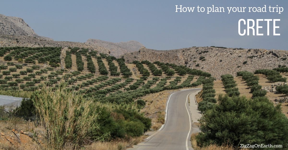 How to plan a road trip in Crete (by car) - Guide + Itinerary Tips