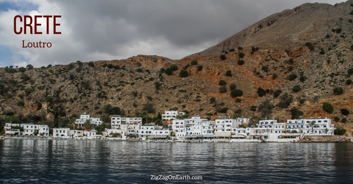 Village of Loutro (Crete) - Photos + Tips + things to do