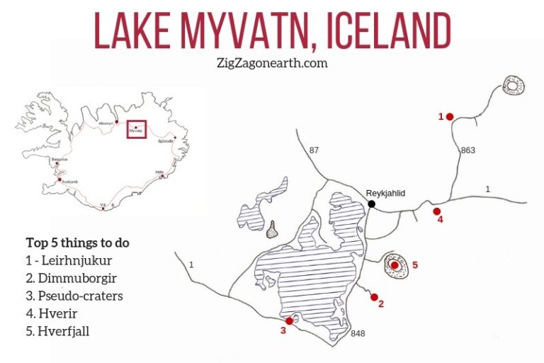 5 Best things to do in Myvatn (Iceland) - Map + unique landscapes!
