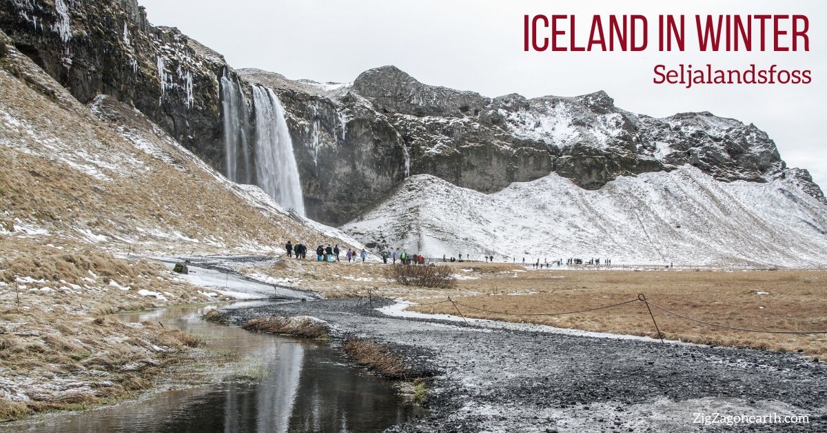 Seljalandsfoss in Winter (Iceland) - Tips + Photos of waterfalls