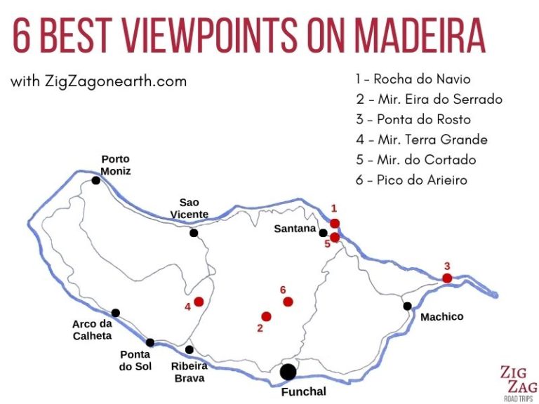 21 best viewpoints in Madeira (accessible by car) - stunning views!