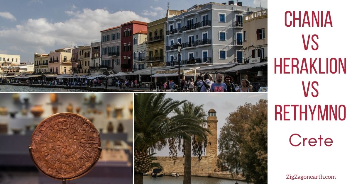 Chania or Heraklion or Rethymno (Crete) - where to go?