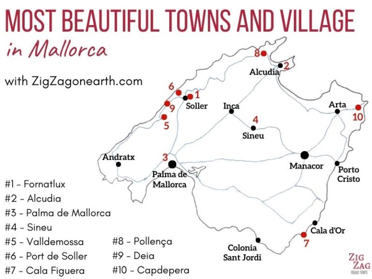 21 best villages + towns in Mallorca (most beautiful!)