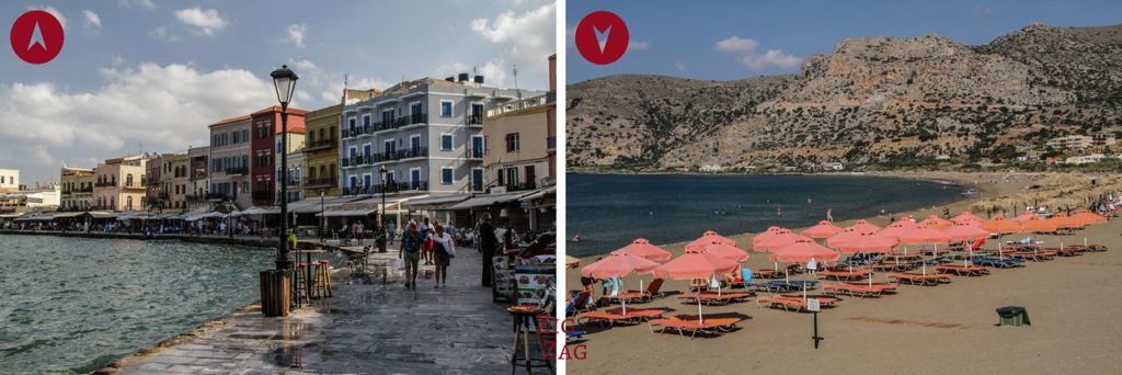 Which side of Crete is best? East or West? North or South?