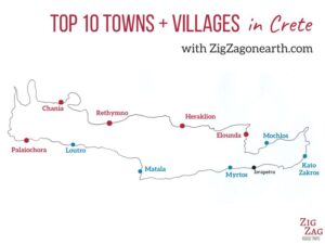 21 best villages + towns in Crete (most beautiful!)
