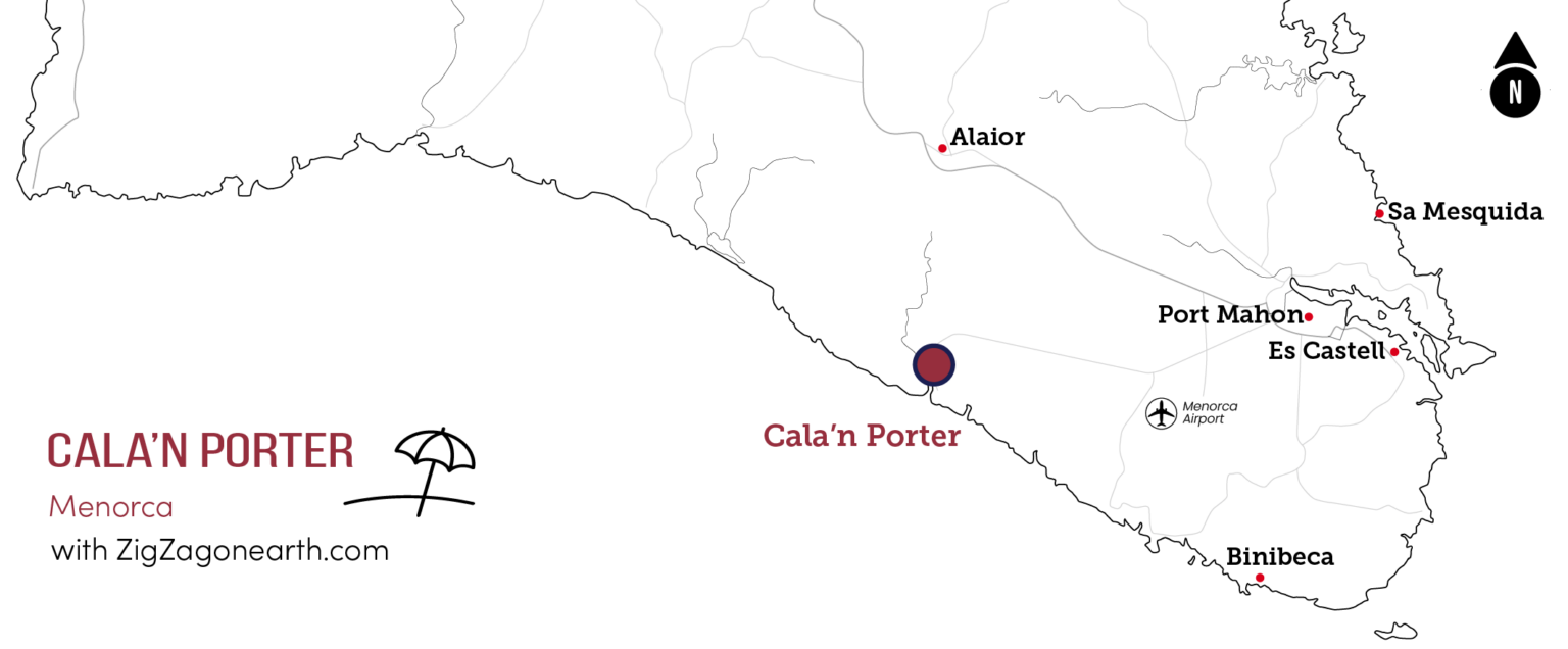 Cala’n Porter (Minorca): access, beach, tips