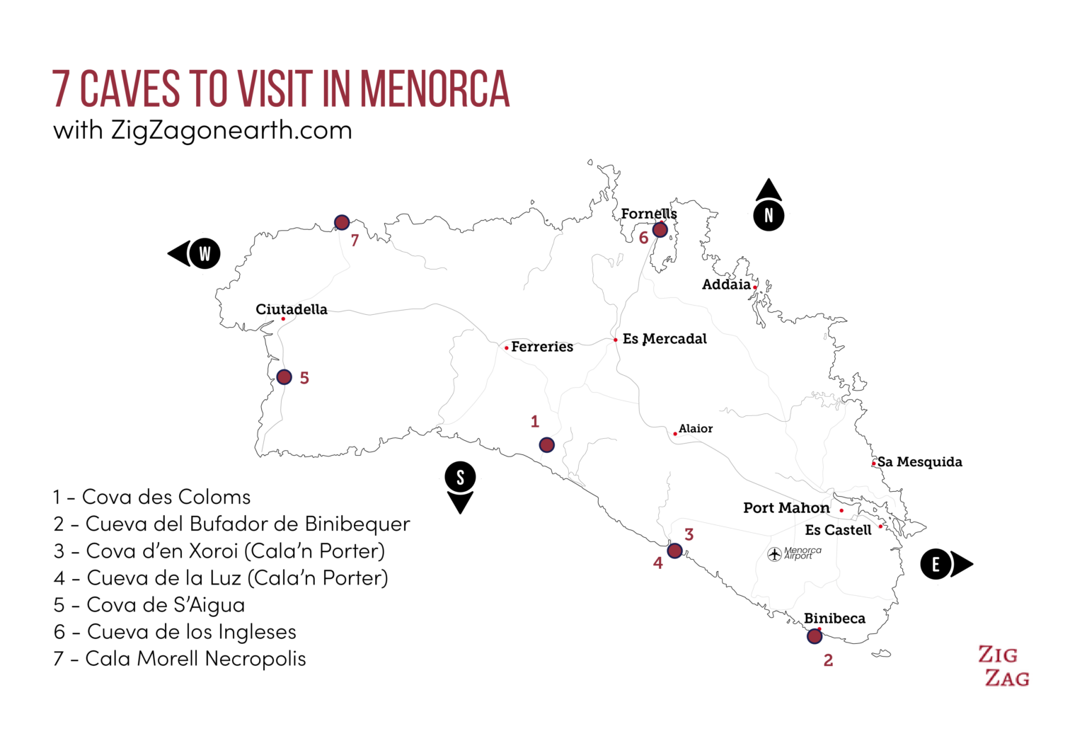 7 most beautiful caves in Menorca