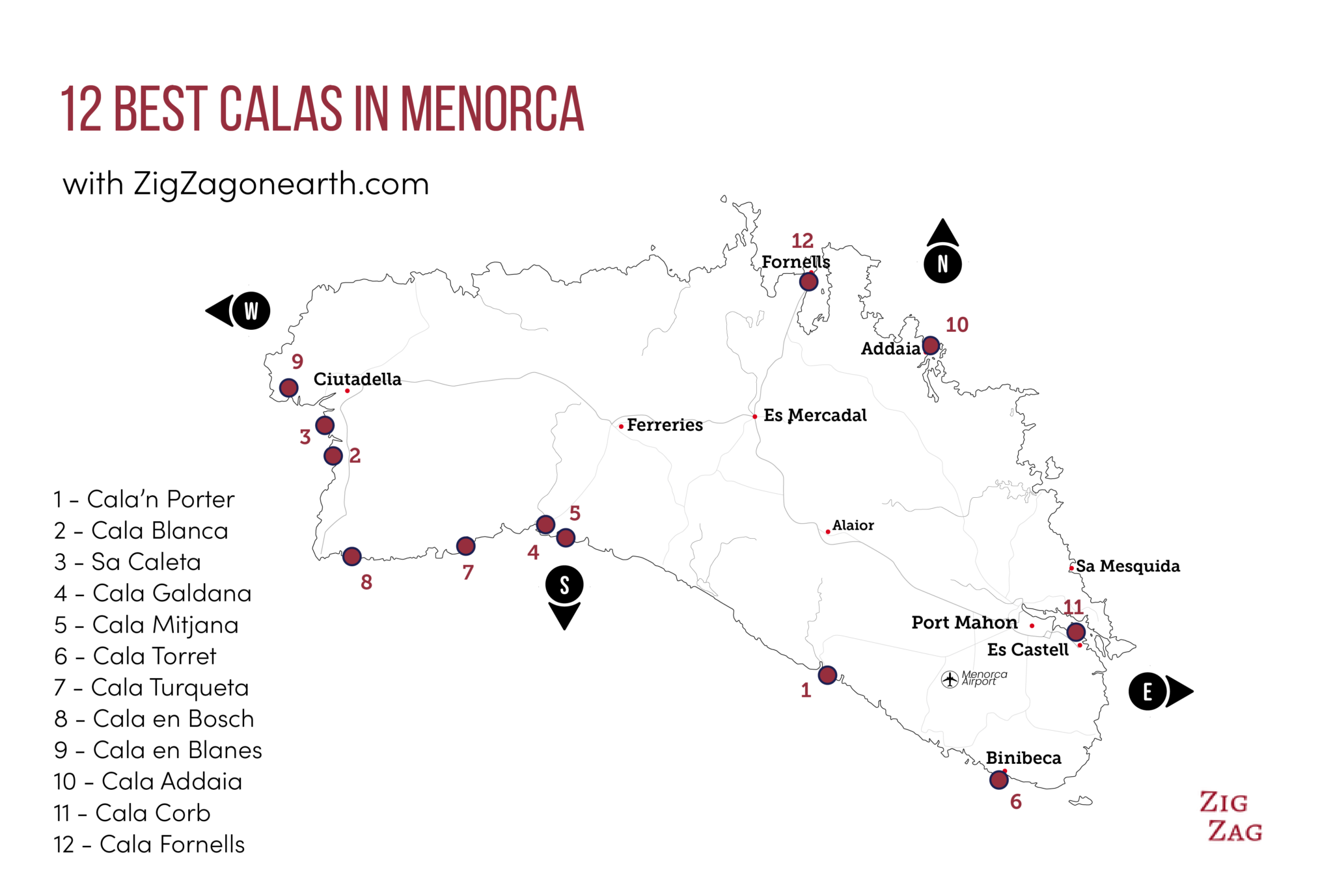 12 best coves in Menorca (calas) with photos